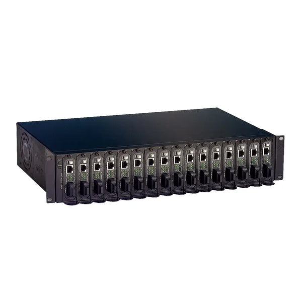 EMC1600 : Media Converter Rack : 16-Bay Chassis Mount – etherwanshop